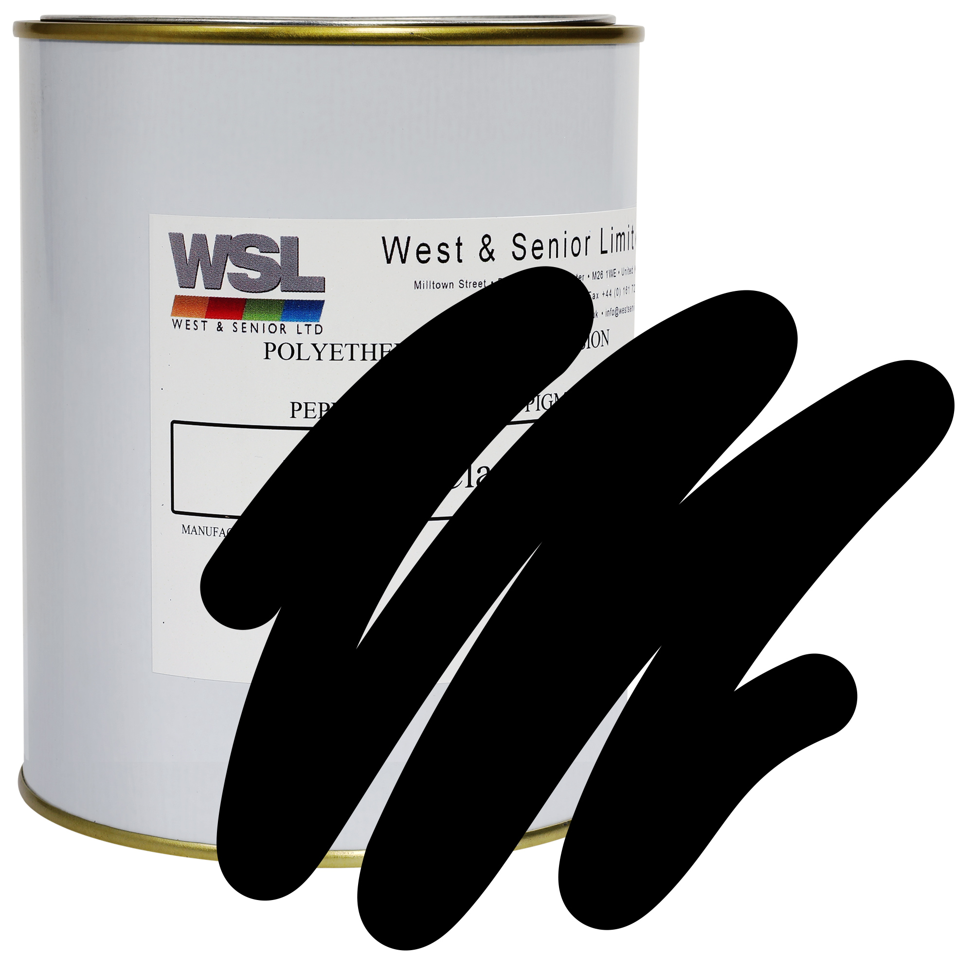 Black Polyurethane Pigment Paste - Easy Composites