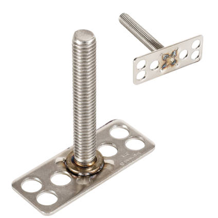 bigHead Threaded Stud Rectangle base; M5, M6, M8 - Easy Composites